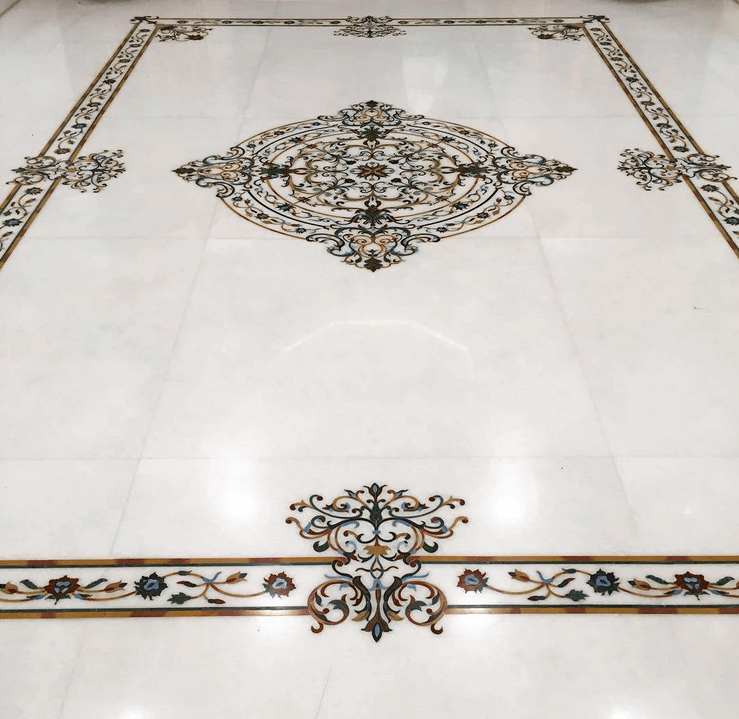 Welcome to the Marblehaqarts’s Marble Inlay Border Design – Marblehaqarts